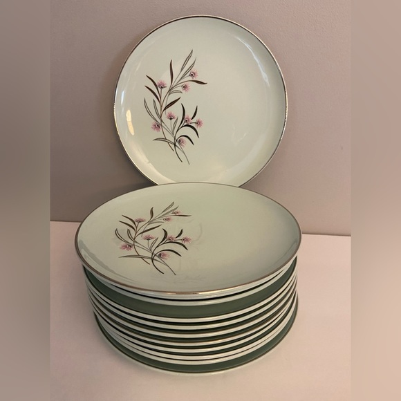 ballerina mist | Dining | Vintage Ballerina Mist Blue Dessertbread ...